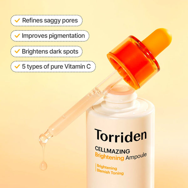 Torriden CELLMAZING Vita C Brightening Ampoule - Nudie Glow Australia