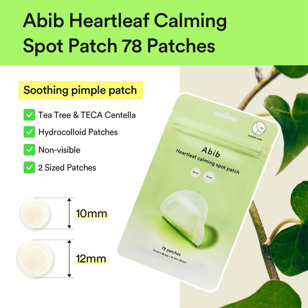 Abib Heartleaf Calming Spot Patch - Nudie Glow Australia