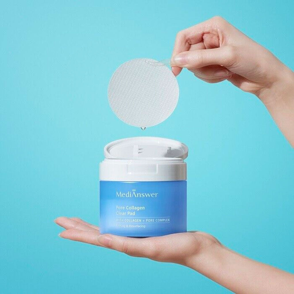 About Me Medianswer Pore Collagen Clear Pad - Nudie Glow Australia