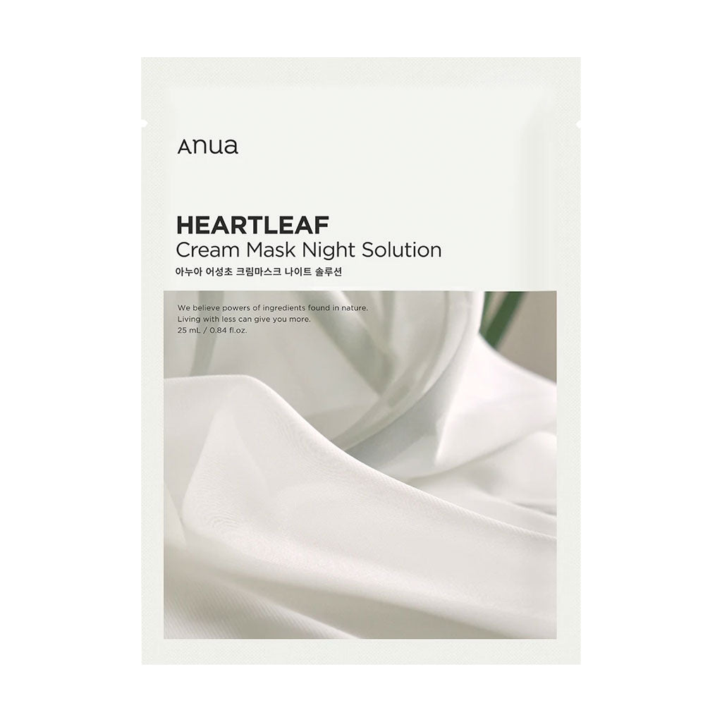 Anua Heartleaf Cream Mask Night Solution Pack - Nudie Glow Australia