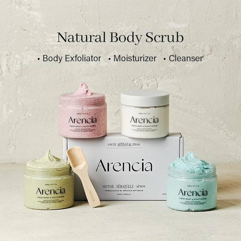 Arencia Fresh Cloud Body & Scalp Scrub (5 Variants) - Nudie Glow