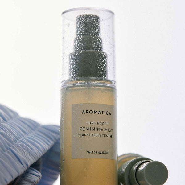Aromatica Pure & Soft Feminine Mist Clary Sage & Tea Tree - Nudie Glow