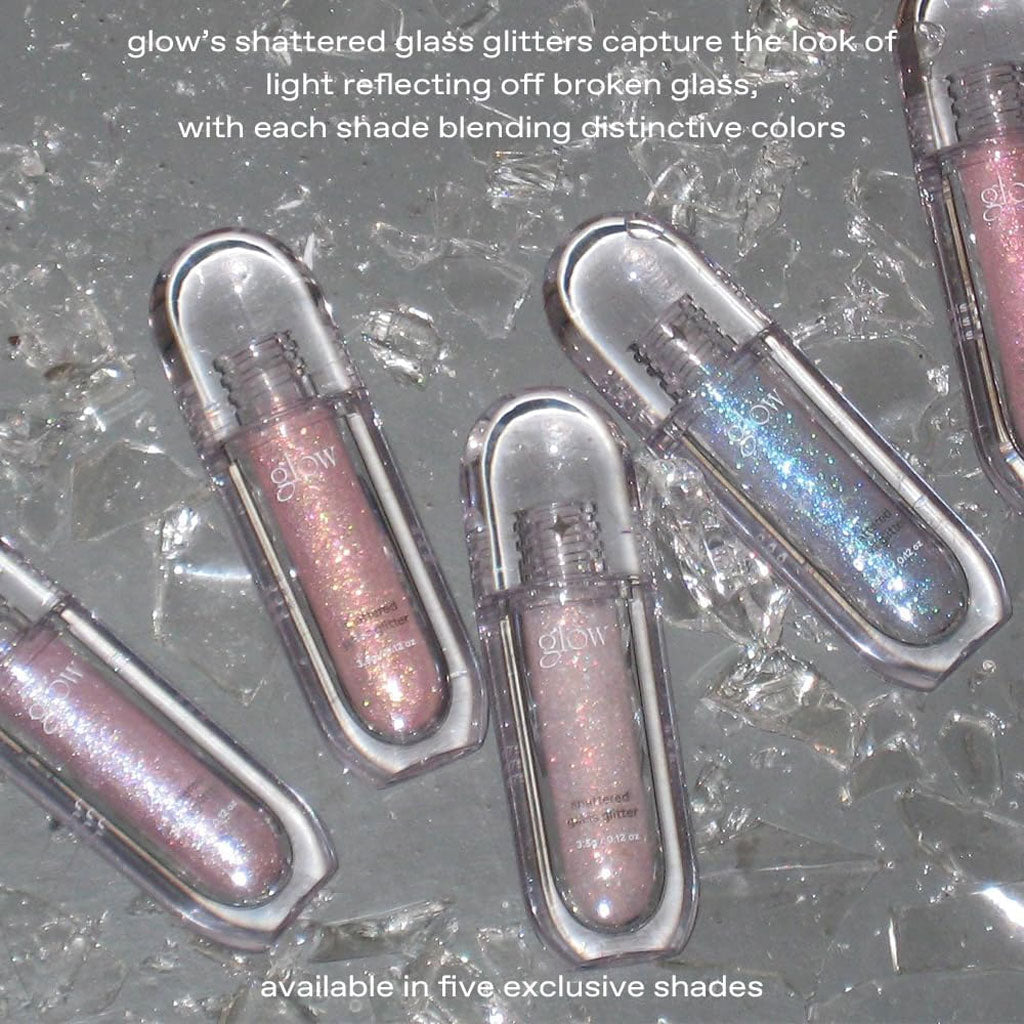 Glow Shattered Glass Glitter (5 Colours) - Nudie Glow Australia
