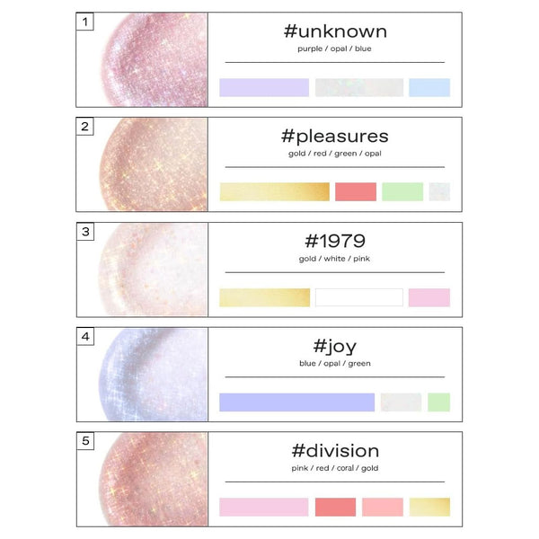 Glow Shattered Glass Glitter (5 Colours) - Nudie Glow Australia
