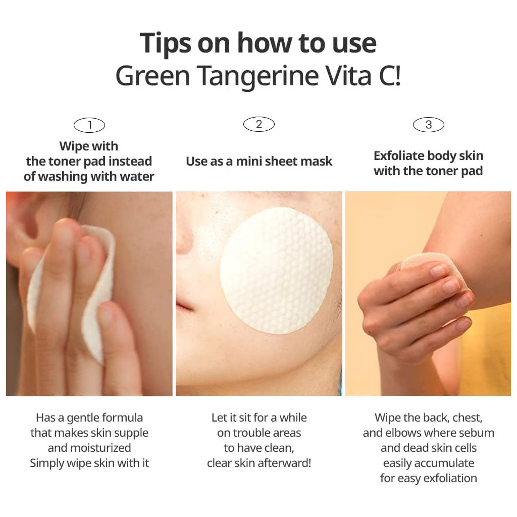 Goodal Green Tangerine Vita C Dark Spot Care Pad - Nudie Glow