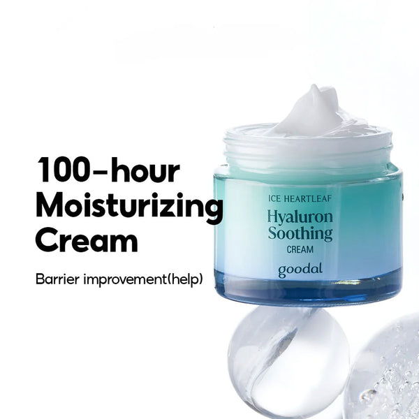 Goodal Houttuynia Cordata Hyaluron Soothing Cream - Nudie Glow