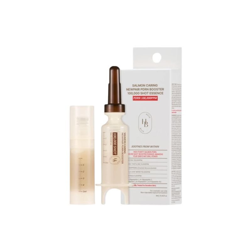 Heveblue Salmon Caring Centella Newpair PDRN Booster 100,000 Shot ...