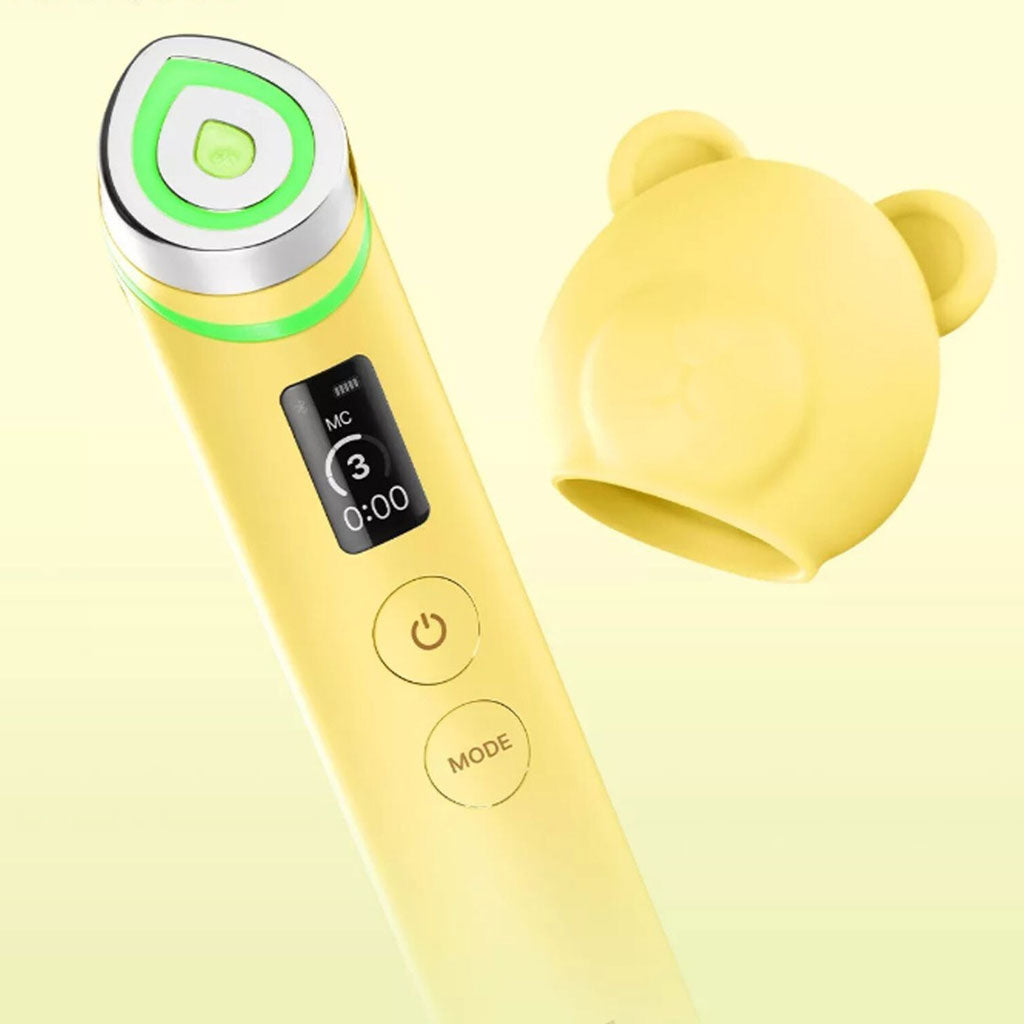 Medicube AGE-R Booster Pro Yellow Bear Head Case - Nudie Glow