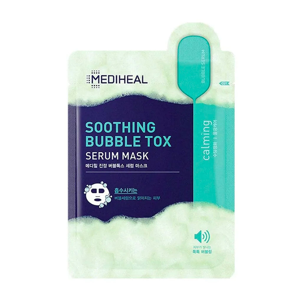 Mediheal Soothing Bubble Tox Serum Mask - Nudie Glow Australia