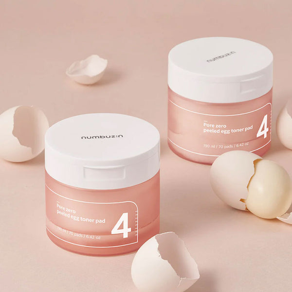 NUMBUZIN No.4 Pore Zero Peeled Egg Toner Pad - Nudie Glow Australia