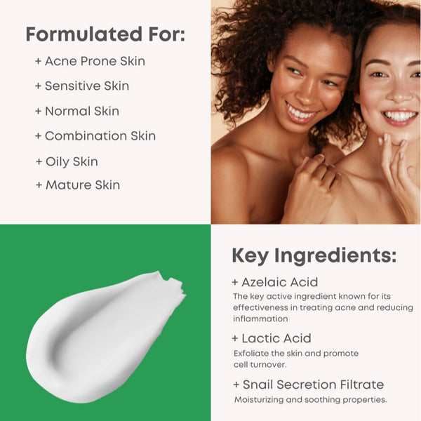 Nine Less A-Control Azelaic Acid Cream - Nudie Glow Australia