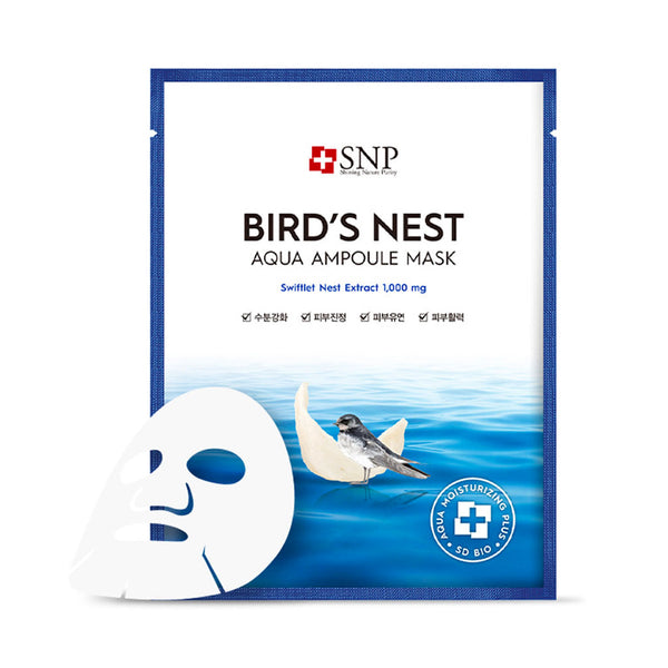 SNP Bird's Nest Aqua Ampoule Mask - Nudie Glow Australia
