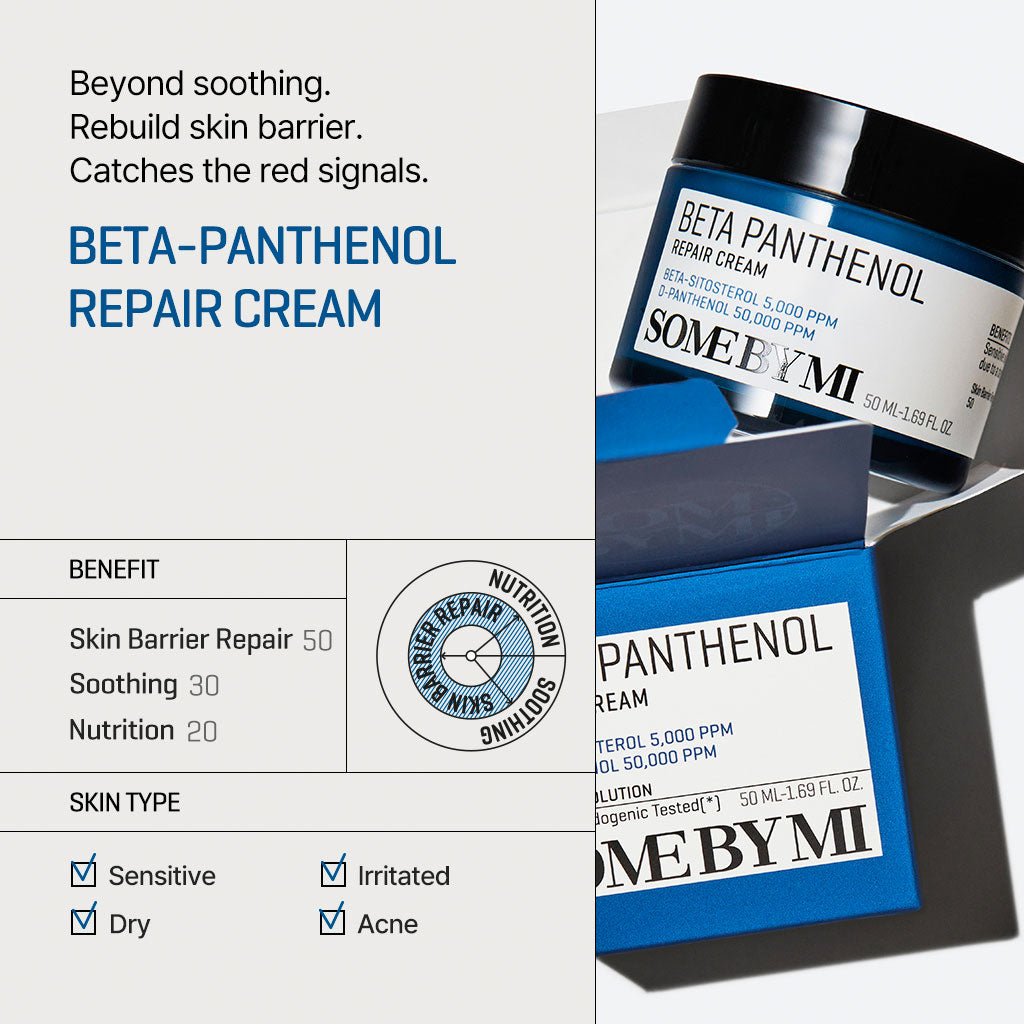 Some By Mi Beta Panthenol Repair Cream - Nudie Glow Australia