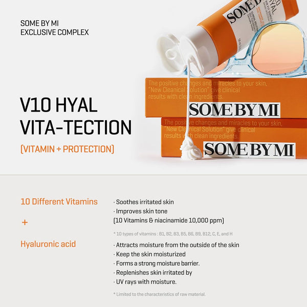 Some By Mi V10 Hyal Air Fit Sunscreen - Nudie Glow Australia