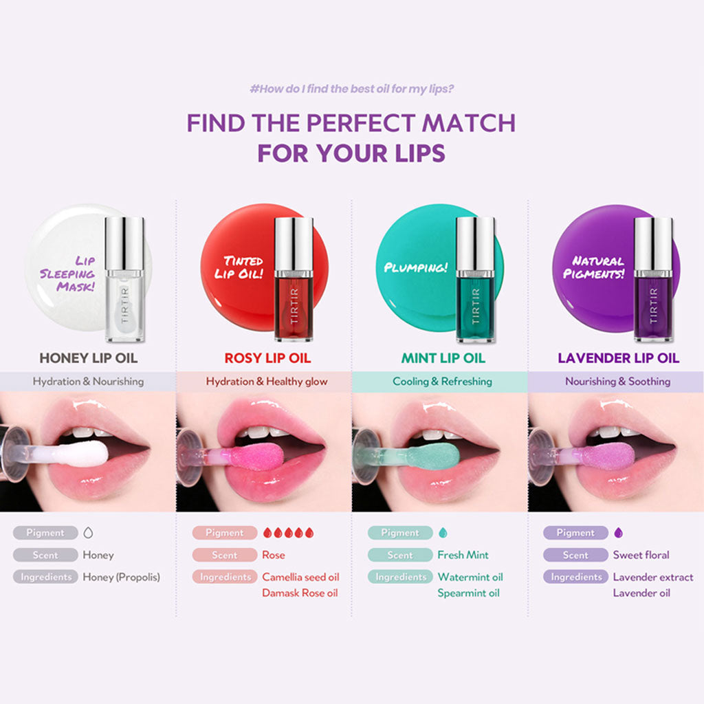 TIRTIR My Glow Lip Oil (4 Colours) - Nudie Glow Australia