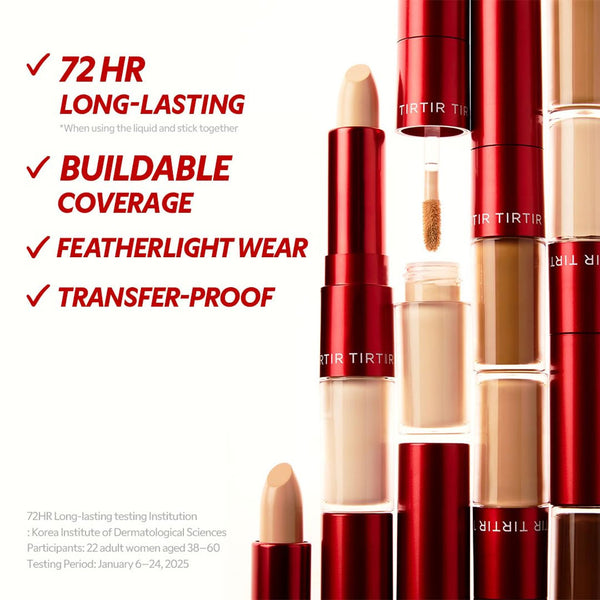Tirtir Glide & Hide Blurring Concealer (17 Colours) - Nudie Glow