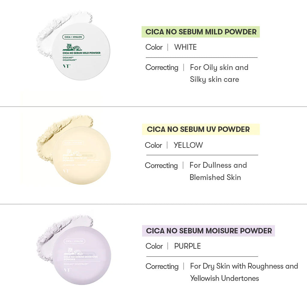 VT Cosmetics Cica No Sebum UV Powder - Nudie Glow Australia