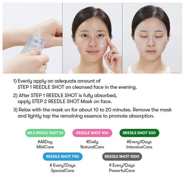 VT Cosmetics Mild Reedle Shot 300 2-Step Mask - Nudie Glow Australia