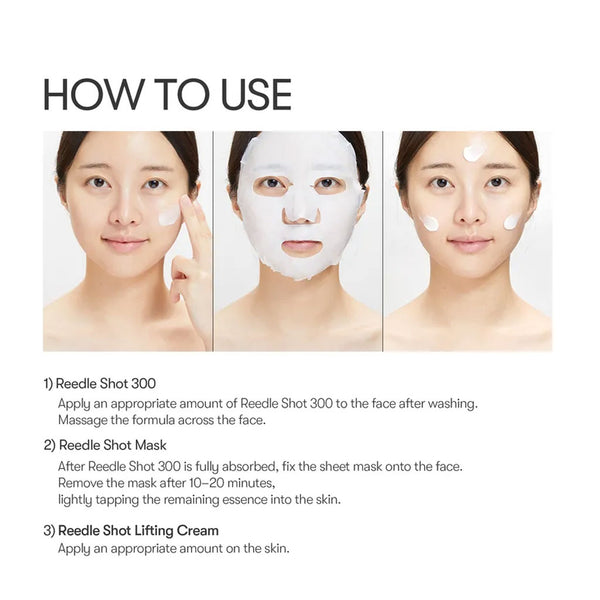 VT Cosmetics Reedle Shot All In One 3 Step Mask - Nudie Glow Australia