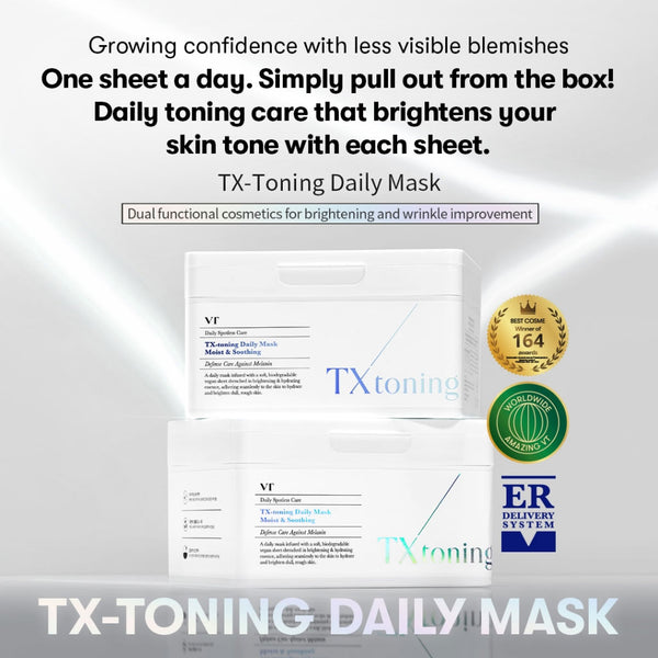 VT Cosmetics TX-toning Daily Mask - Nudie Glow Australia