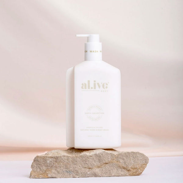 al.ive body Mango & Lychee Hand & Body Wash - Nudie Glow Australia
